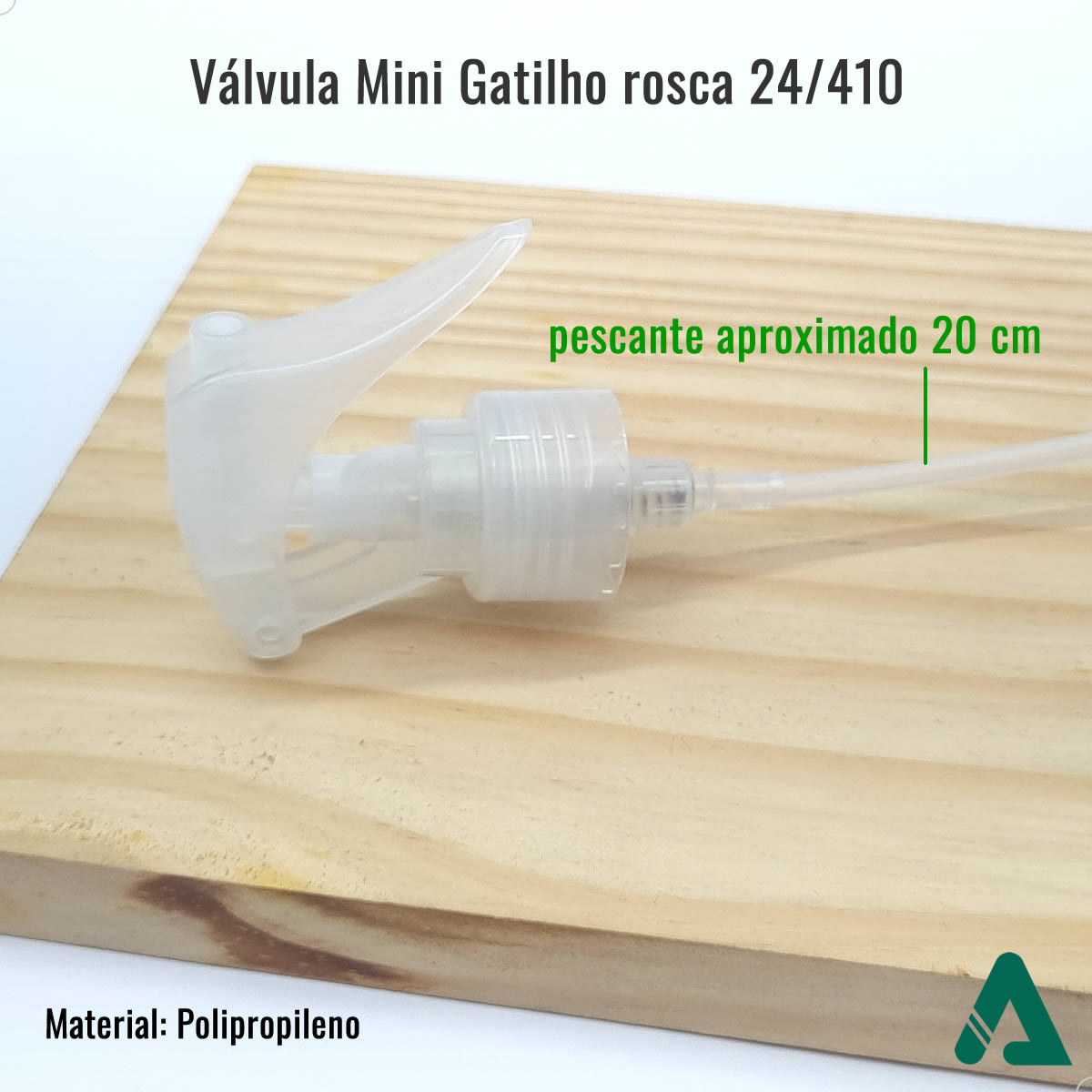 Válvula Mini Gatilho Natural R24/410, Válvula Spray Borrifador - Caixa ...