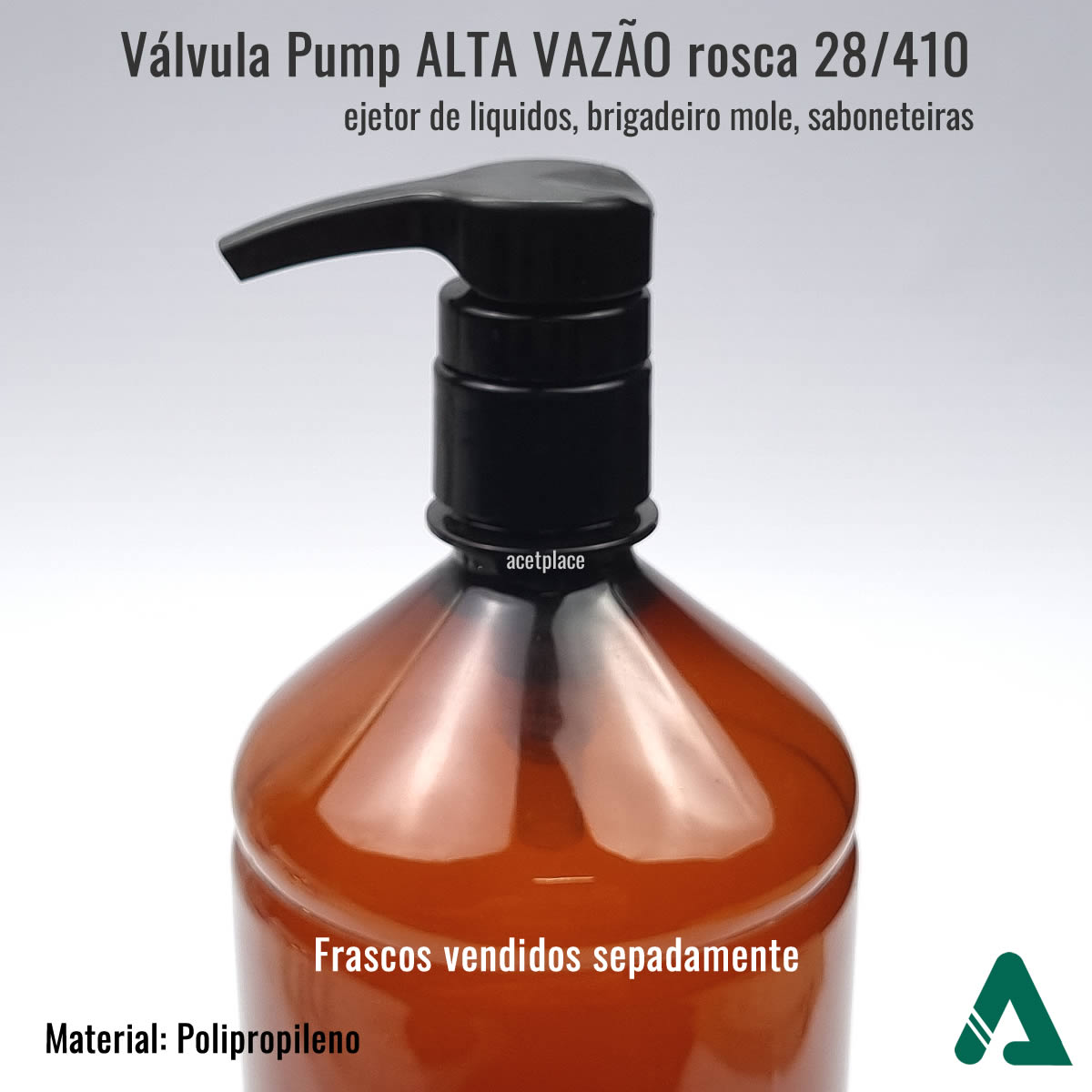Válvula Pump ALTA VAZÃO PRETA (10un) Bico de Pato rosca 28mm R28/410 - Caixa de Acetato para ...