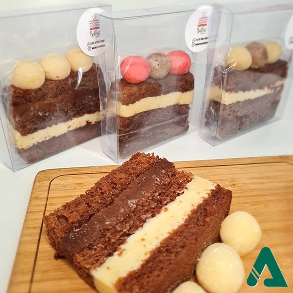 Embalagem para fazer Slice Cake, PX-Fatia de Bolo Caixa Slice Cake ...