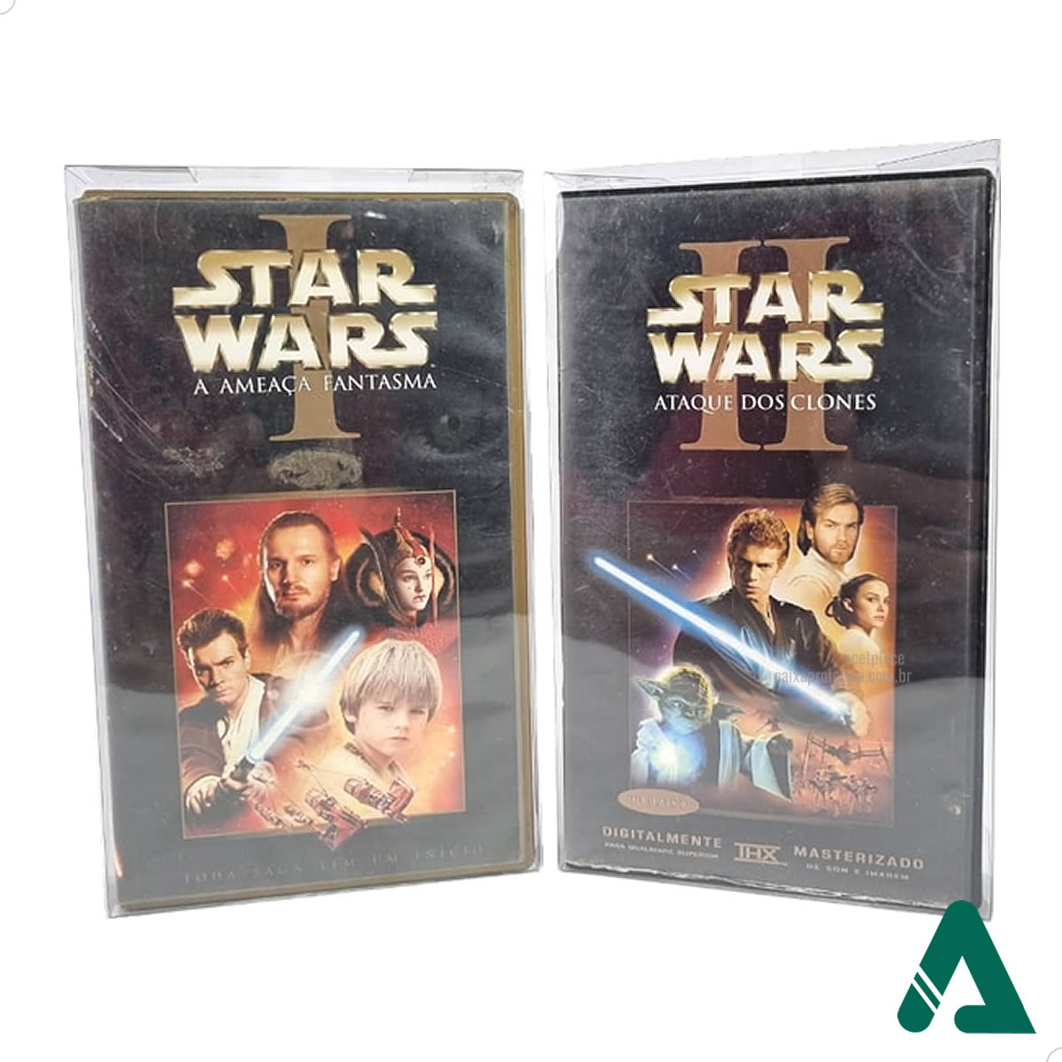 Caixa Protetora para Fitas VHS com Caixa Original, Fita VHS com Caixa - Caixa de Acetato ...