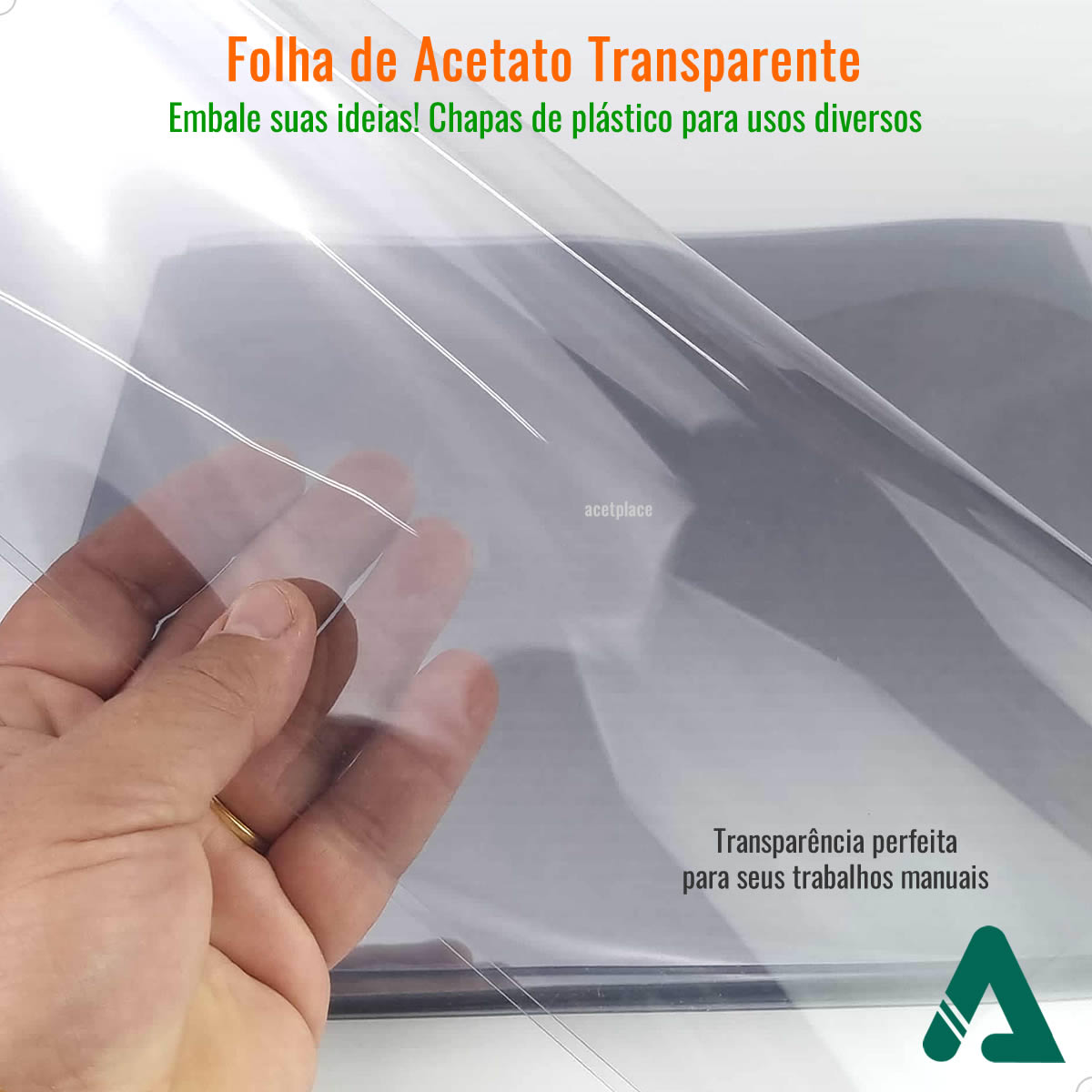 Chapa de Acetato, Folha de Acetato 15x15 cm, Plastico Visor 0.20mm ...