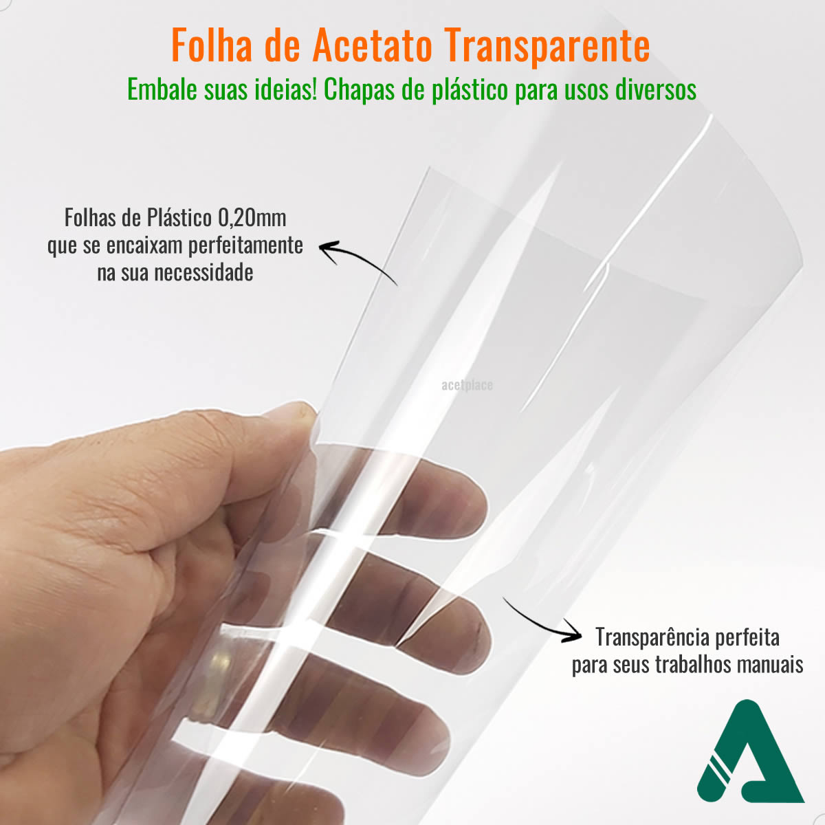 Chapa de Acetato, Folha de Acetato 15x15 cm, Plastico Visor 0.20mm ...