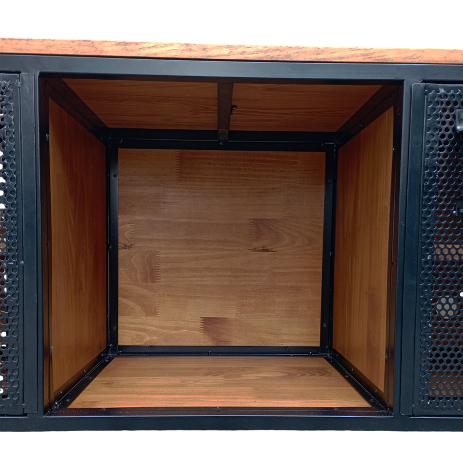 Rack Industrial com 2 Portas - Móveis Estilo Industrial