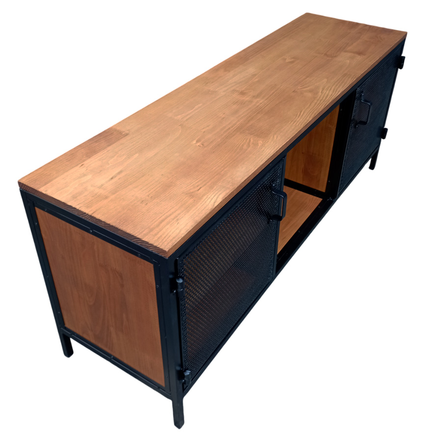 Rack Industrial com 2 Portas - Móveis Estilo Industrial