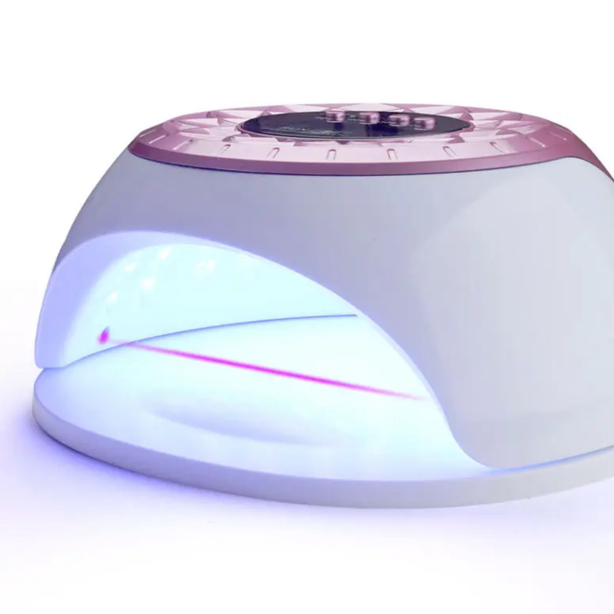 Cabine de Unha Sun S9 Rosa Profissional 57 LEDs 268W LED/UV Secagem ...