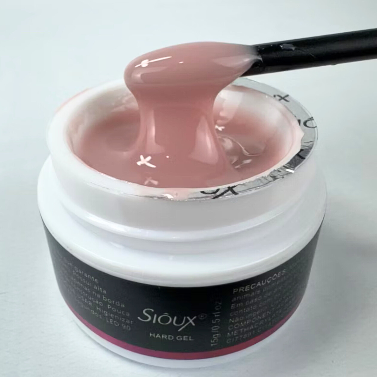 Gel Hard Sioux Cold Pink 60g Para Alongamento de Unhas - Lovenna