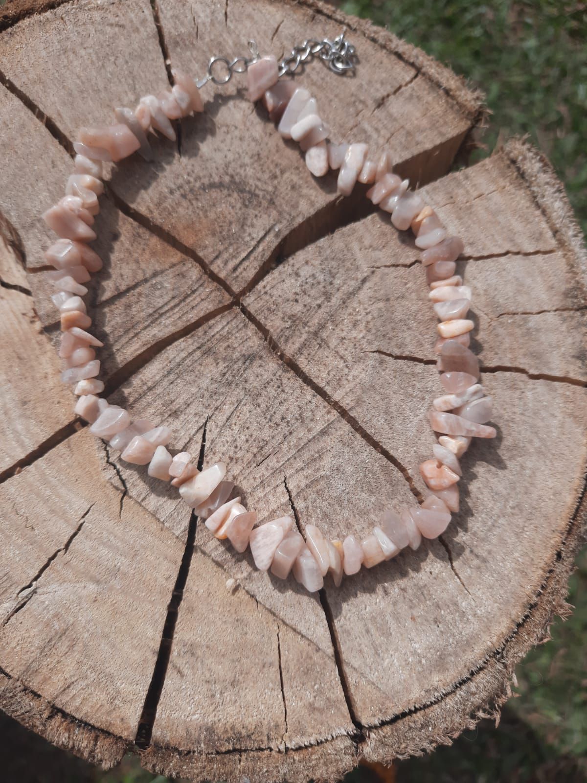 Choker Pedra da Lua Marrocos/ marroquina Verdadeira cascalho - Loja de ...