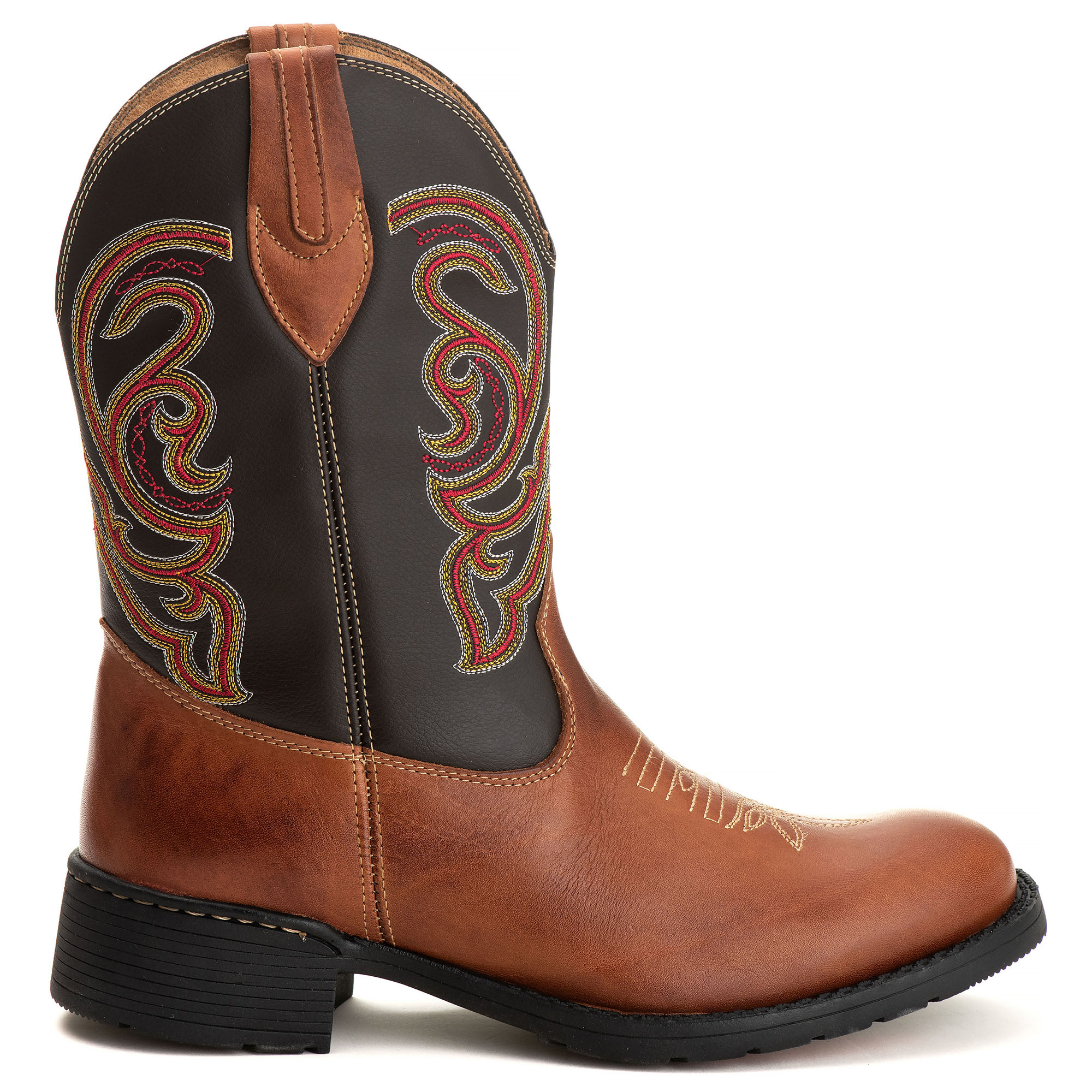 Bota Country Texana Masculina Couro Bordada Em Couro Ref852 - Campero ...