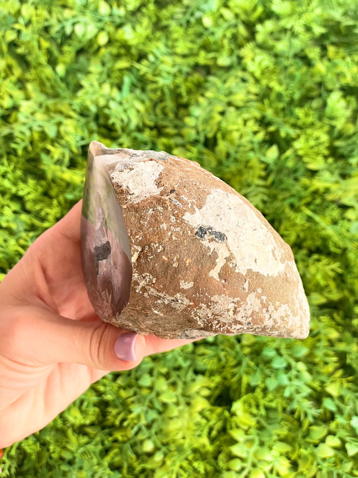 Geodo de Ágata GA801 743g - Pedra da Sorte - Sagrada Magia