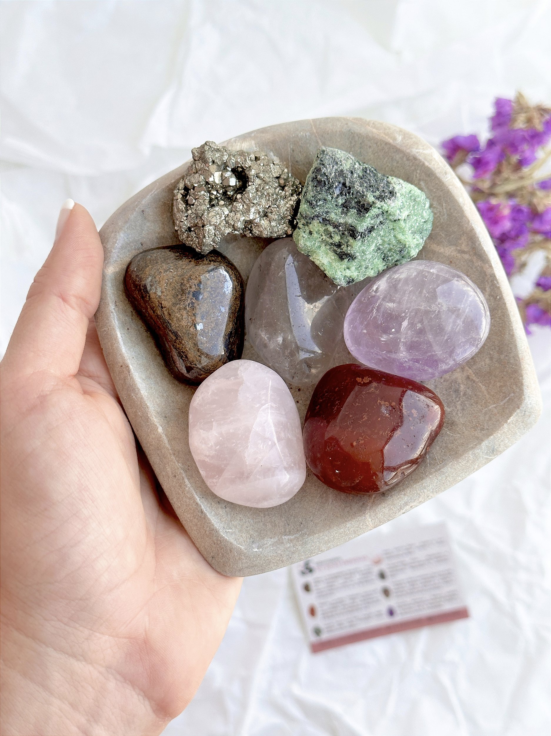 Kit Boas Energias - Vida Alegre, Próspera e Feliz - Bowl + Cristais ...