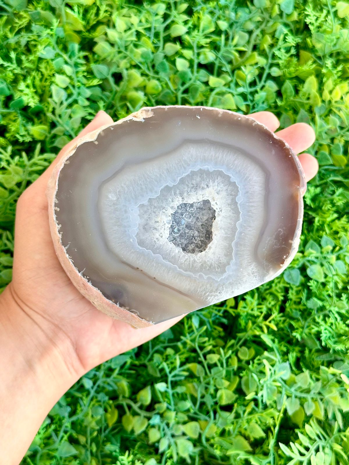 Geodo de Ágata GA948 1174g - Pedra da Sorte - Sagrada Magia