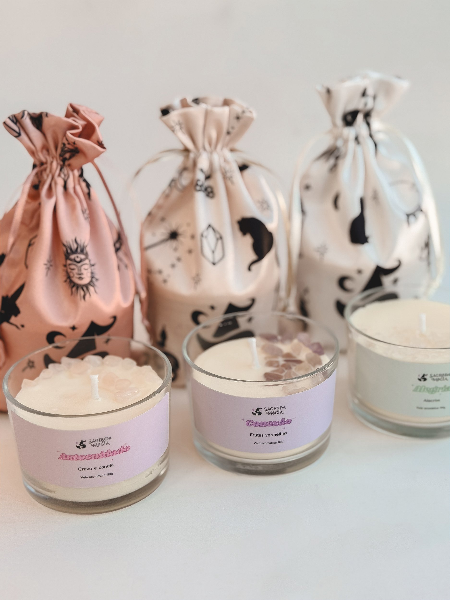 Velas Aromáticas - Kit Completo - Conexão, Autocuidado e Alegria ...