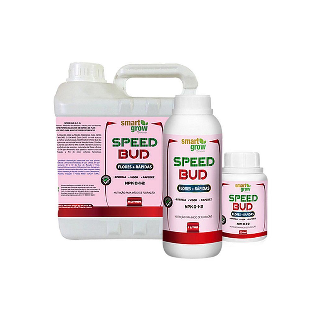 Fertilizante Smart Grow Speed Bud 250ml - Seja Livre, Cultive!
