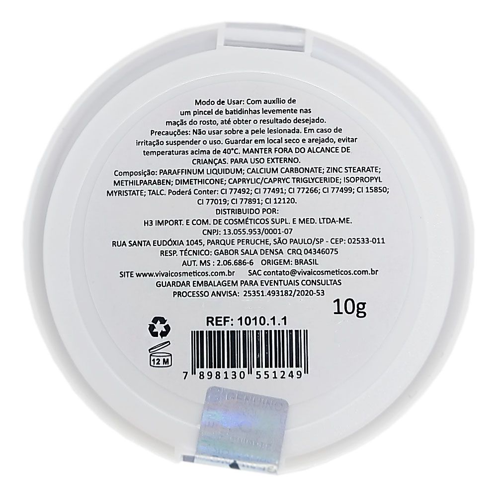 Blush Blu Blu Blu Vivai 1010.1.1 - Box c/ 24 unid - Virtual Make ...