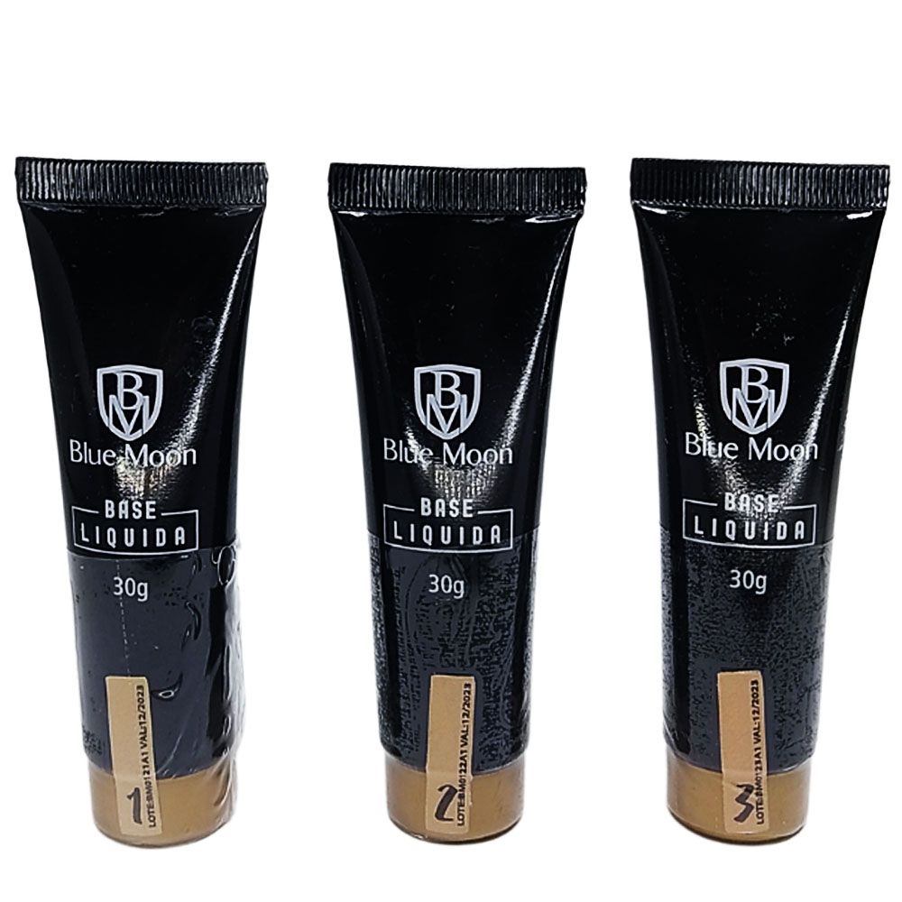 Base Líquida Blue Moon c/ 24un - Virtual Make | Maquiagem Atacado p ...