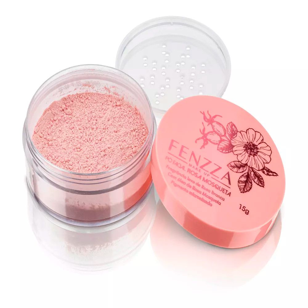 Pó Facial Rosa Mosqueta Fenzza Fz34025 - para Revenda - Virtual Make ...