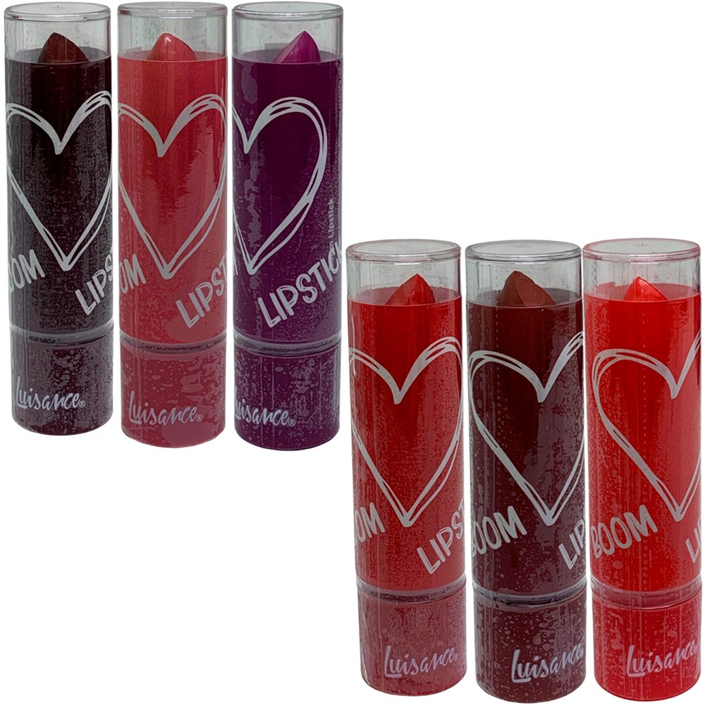 Batom Bastão Boom Lipstick Luisance | Batom revenda - Virtual Make ...