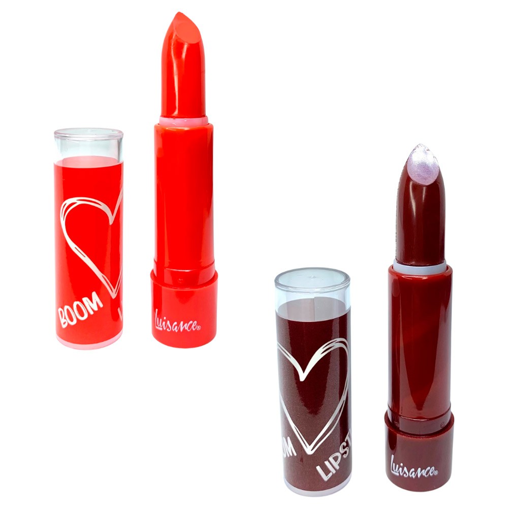Batom Boom Lipstick Luisance Kit 06 unid | site de maquiagem - Virtual ...