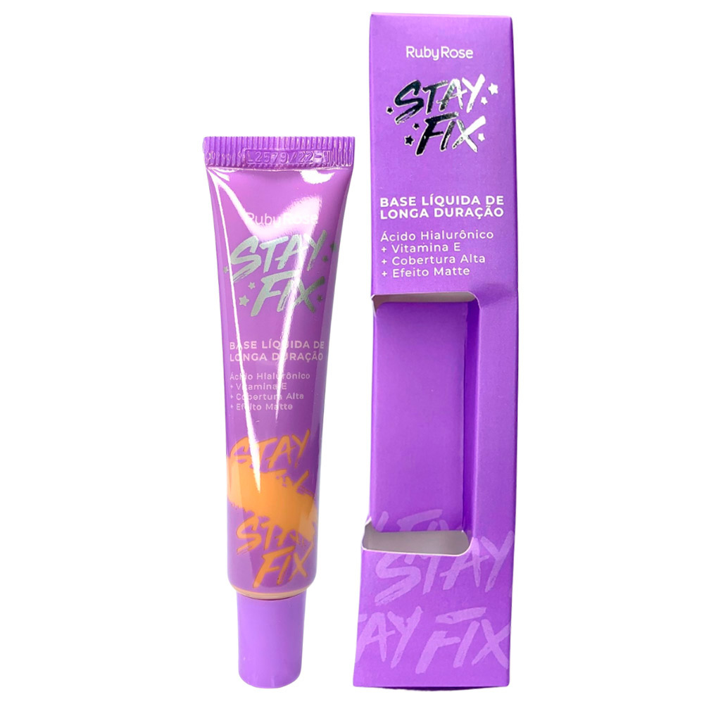 Base Stay Fix Ruby Rose c/ 6un - Virtual Make | Maquiagem Atacado p ...