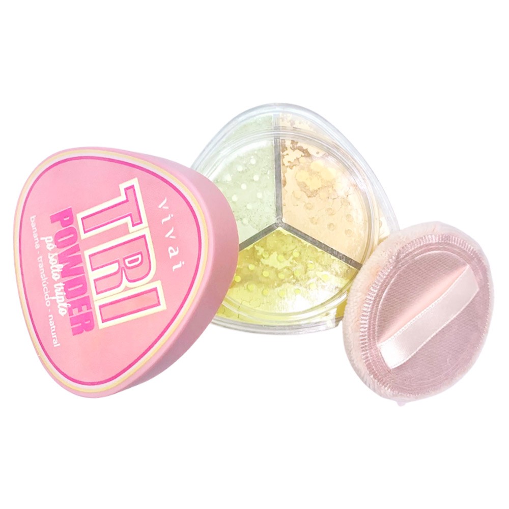 Pó Solto Triplo Tri Powder Vivai | site de make barata - Virtual Make ...