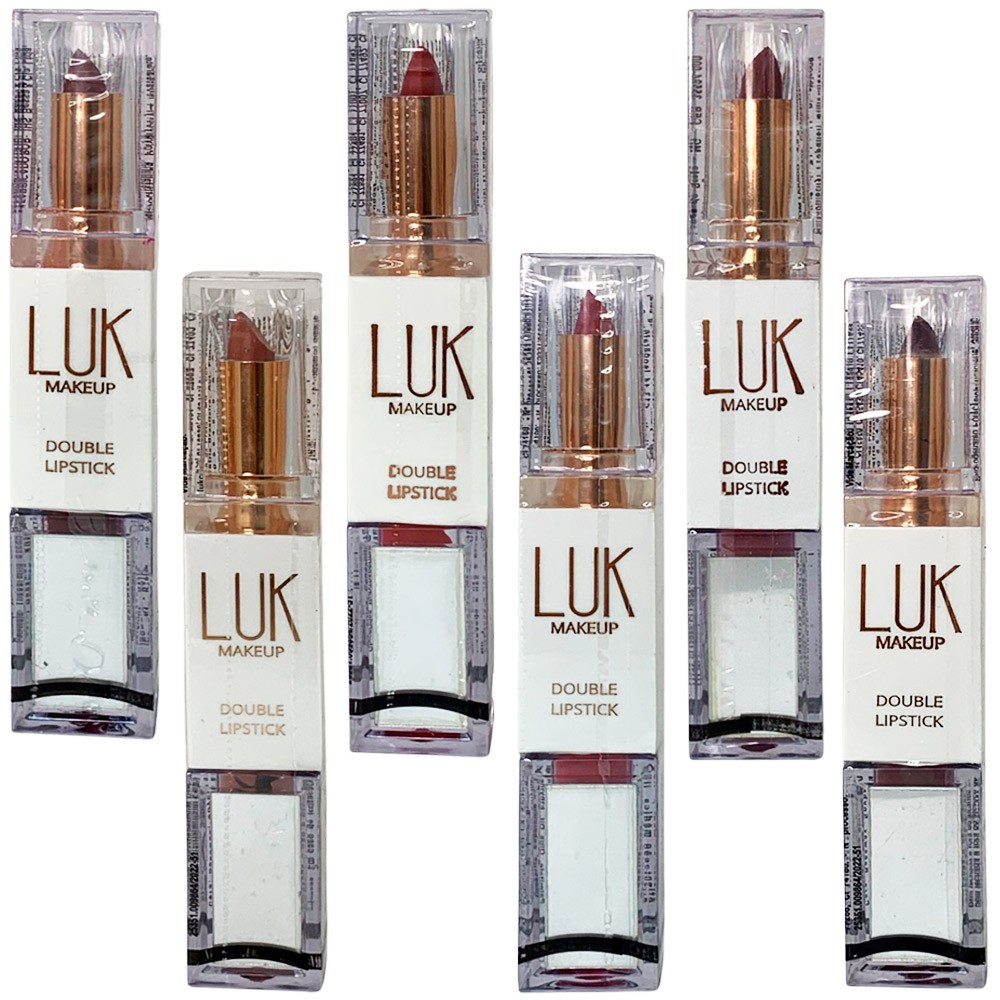 Batom Duo Double Lipstick Luk | Batom Atacado - Virtual Make ...