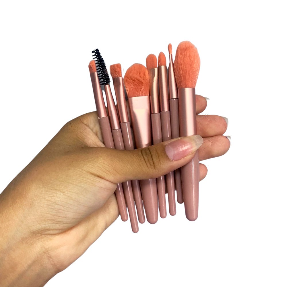 Kit com 08 Pincéis para Maquiagem | Distribuidora de Maquiagens ...