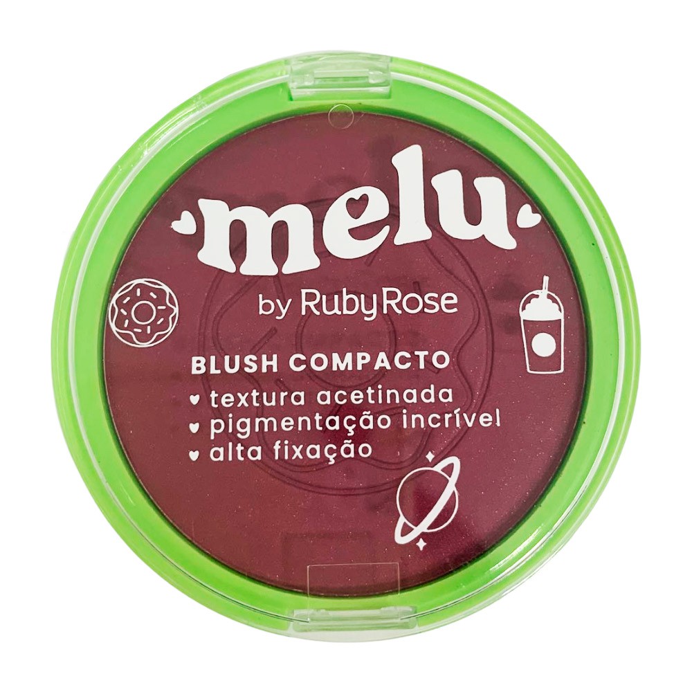 Blush Compacto Melu Ruby Rose | Fornecedores de Maquiagem - Virtual Make | Maquiagem Atacado p ...
