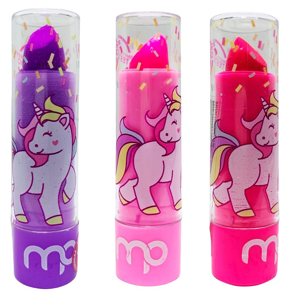 Batom Bastão Unicórnio Infantil Maria Pink | Kits Revenda - Virtual ...