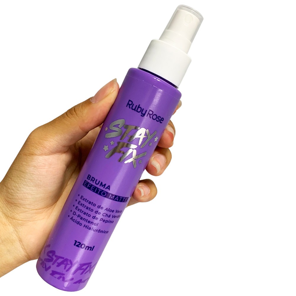 Bruma Fixadora Matte Stay Fix Ruby Rose | Make Online - Virtual Make | Maquiagem Atacado p ...