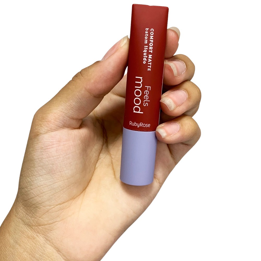 Batom Líquido Comfort Matte Feels Mood Ruby Rose | Revenda Muito ...