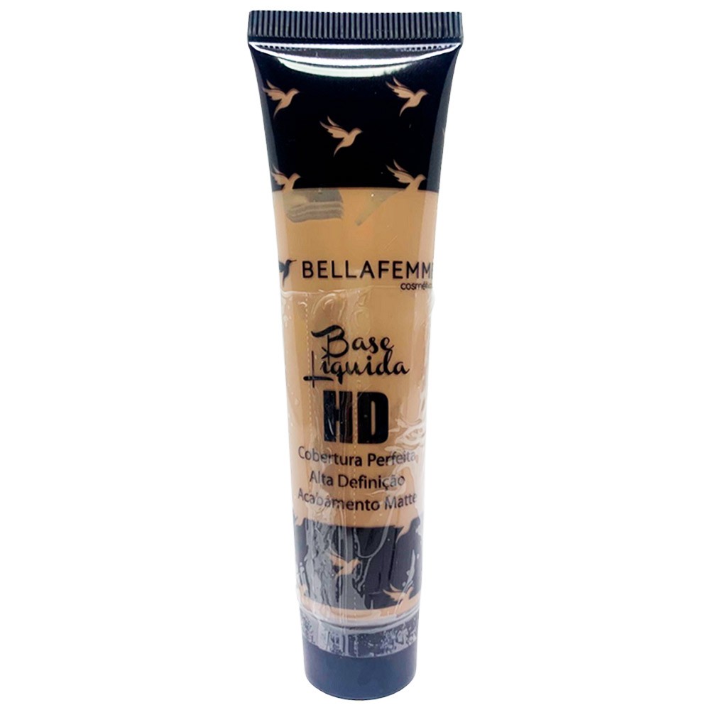 Base Líquida HD Matte Bella Femme | Maquiagem Make - Virtual Make | Maquiagem Atacado p/ Revenda ...