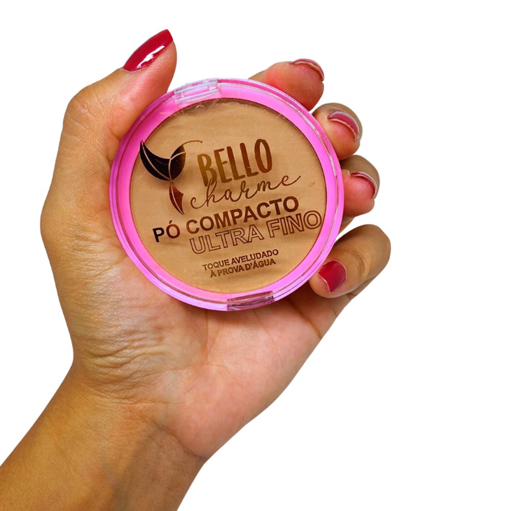 Pó Compacto Matte Tons Claros Bello Charme | Atacado - Virtual Make ...