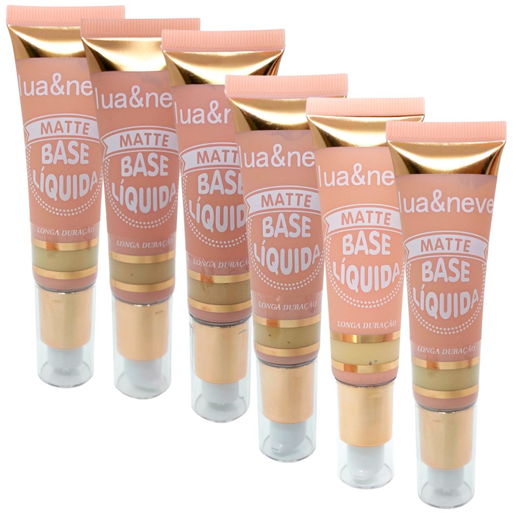 Base Líquida Matte Longa Duração Lua & Neve | Atacadão dos Cílios ...