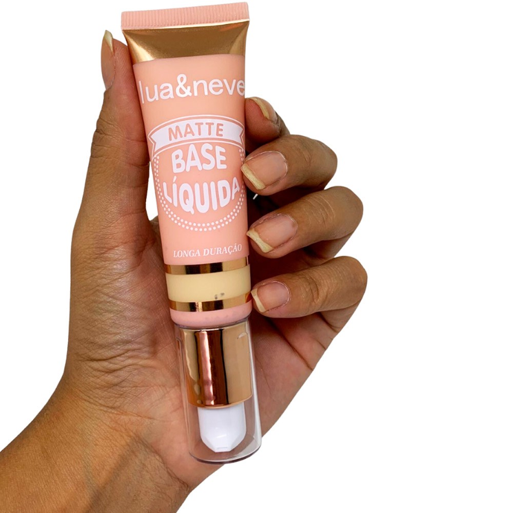 Base Líquida Matte Longa Duração Lua & Neve | Make 10 - Virtual Make ...