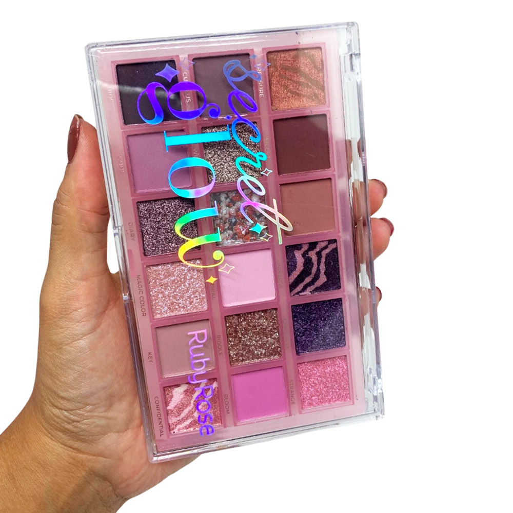 Paleta de Sombras Secret Glow Ruby Rose | Atacado - Virtual Make ...