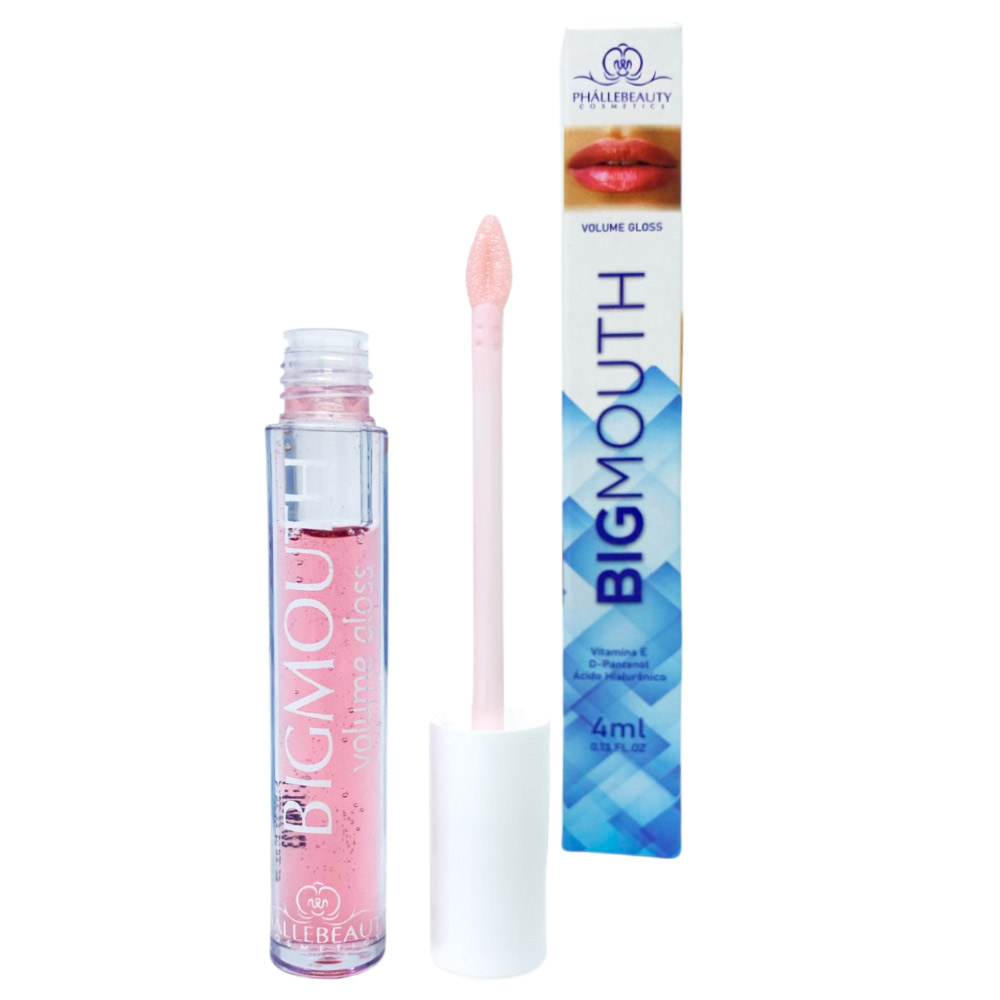 Gloss para Volume Labial Big Mouth Rosa Phállebeauty | Atacado ...