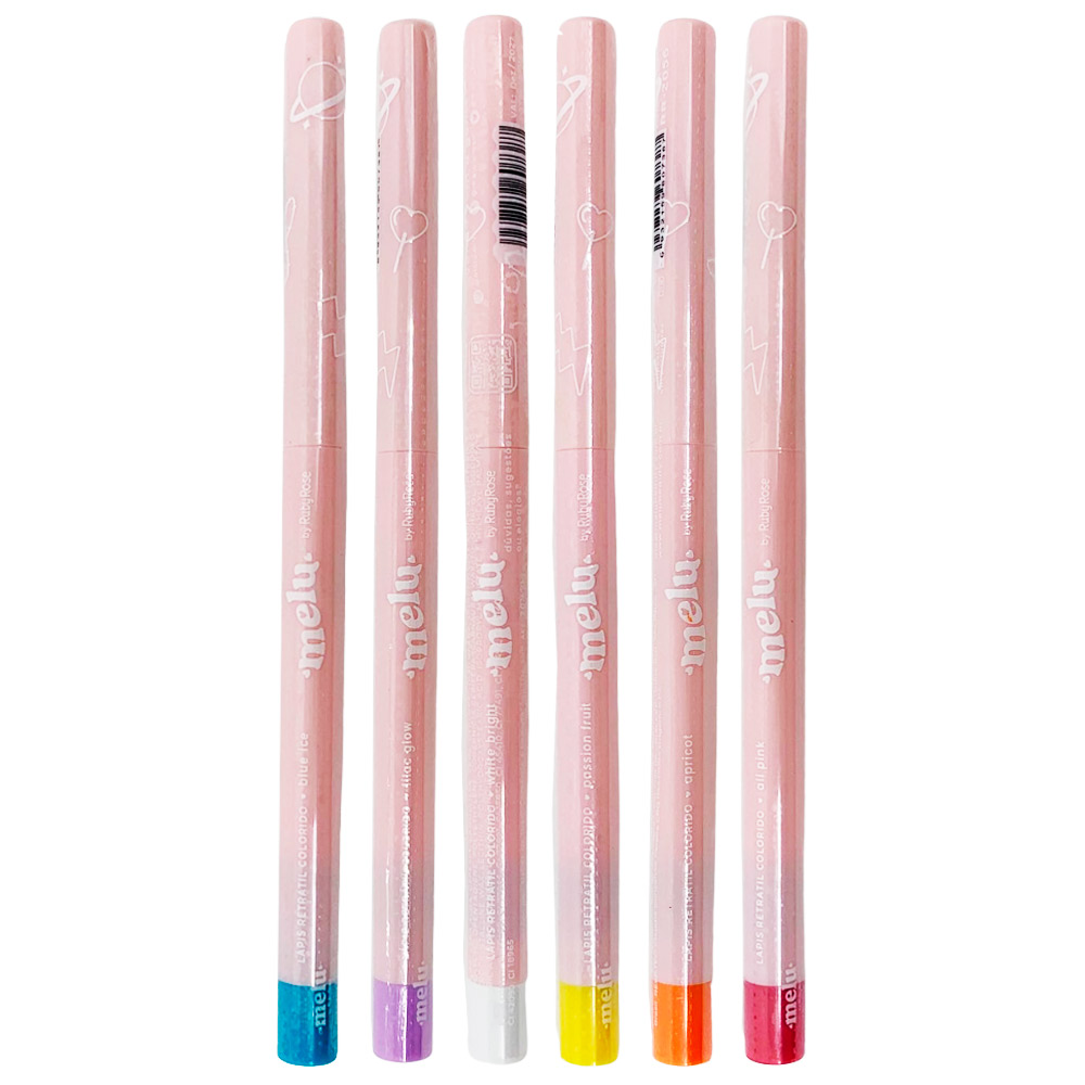 Lápis Retrátil Colorido Melu Ruby Rose | Maquiagem Ruby Rose - Virtual ...