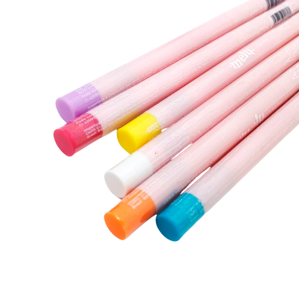 Lápis Retrátil Colorido Melu Ruby Rose | Kit de Make Ruby Rose ...