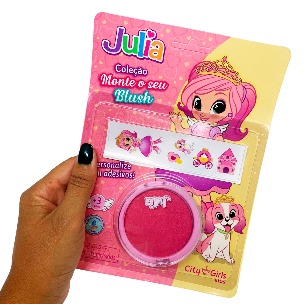 Blush Infantil Monte o seu Blush Julia City Girls | Revenda - Virtual ...