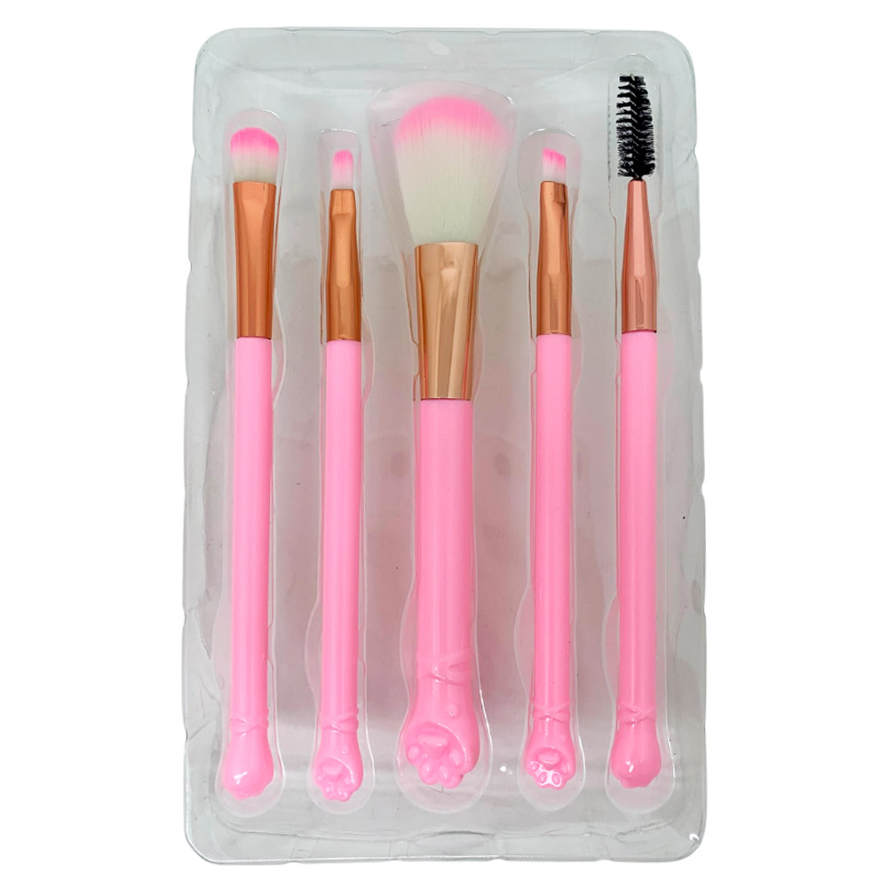 Kit com 05 Pincéis para Maquiagem Gatinho Ruby Anjo | Atacado - Virtual ...