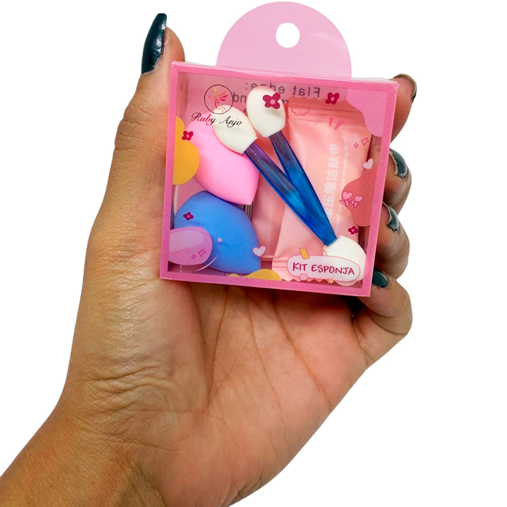 Kit Esponja Ruby Anjo | Distribuidora de Maquiagem Atacado - Virtual ...