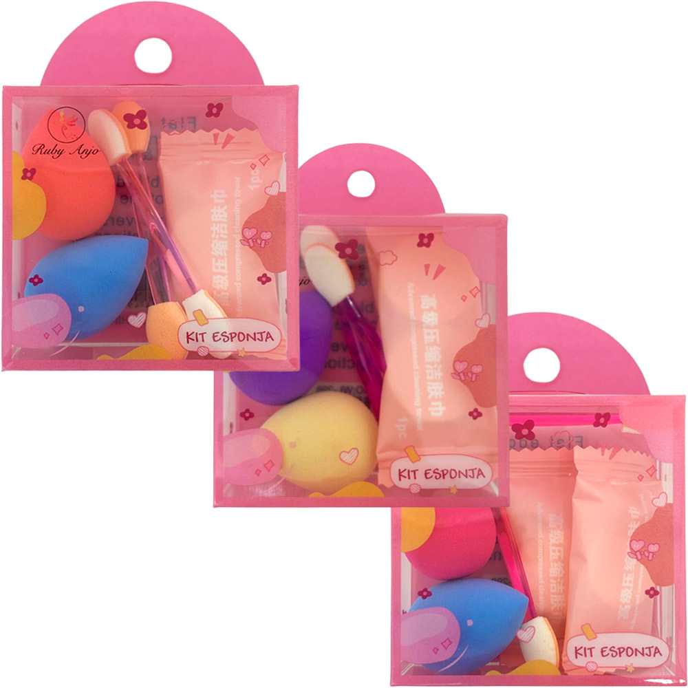 Kit Esponja Ruby Anjo | Como Revender Maquiagem - Virtual Make ...