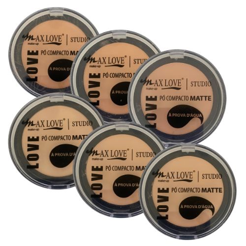 Pó Compacto Matte A Prova D'água Max Love | Distribuidora Make ...