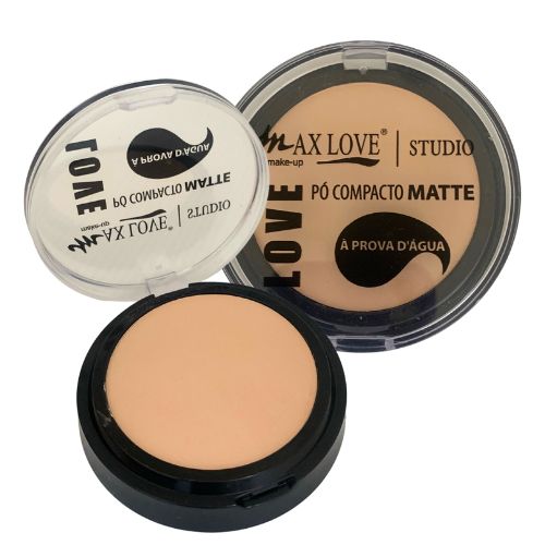 Pó Compacto Matte A Prova D'água Max Love | Distribuidora Make ...