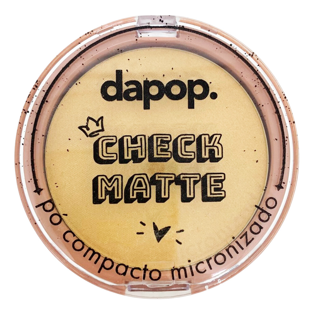 Pó Compacto Micronizado Check Matte Dapop | Fornecedor Atacado - Virtual Make | Maquiagem ...