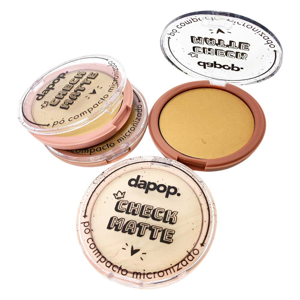 Pó Compacto Micronizado Check Matte Dapop | Distribuidor Make - Virtual ...