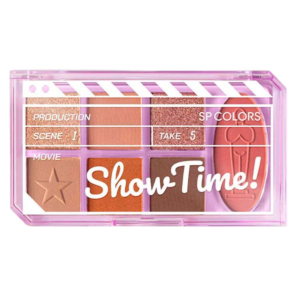 Paleta de Sombras e Blush Show Time! SP Colors | Atacado - Virtual Make ...