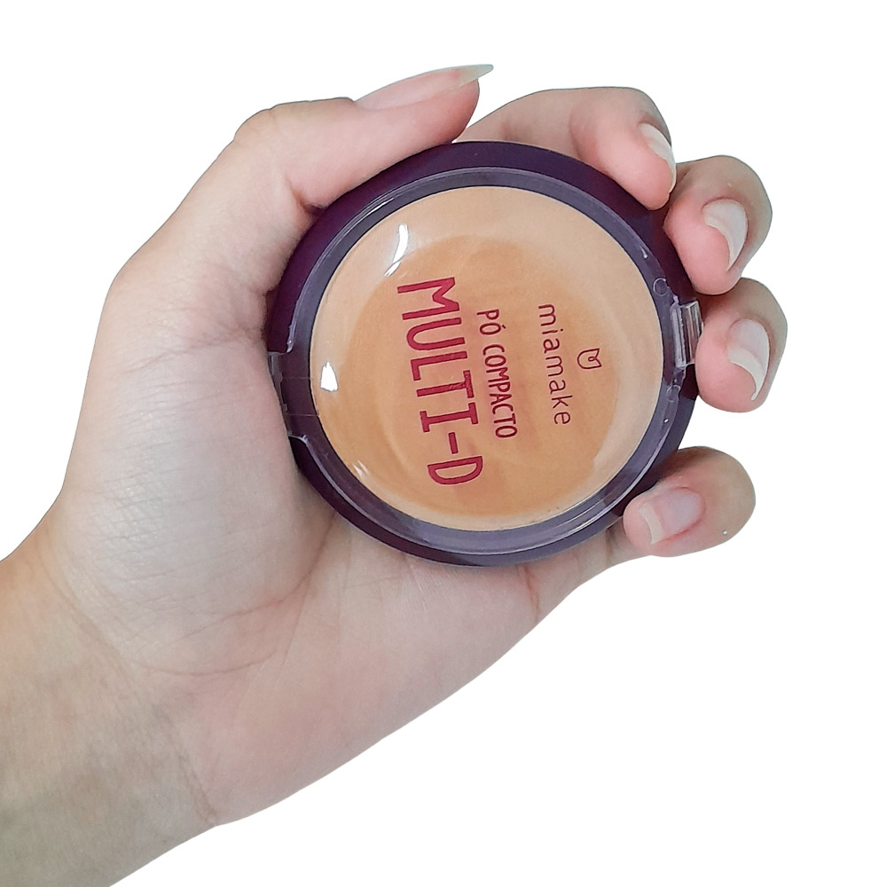 Pó Compacto Multi-D Cores Médias Mia Make | Kit de Maquiagem - Virtual ...