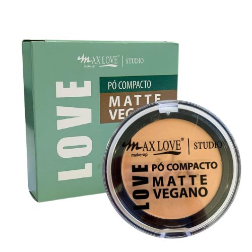 Pó Compacto Vegano Love Max Love | Max Love Revender - Virtual Make ...