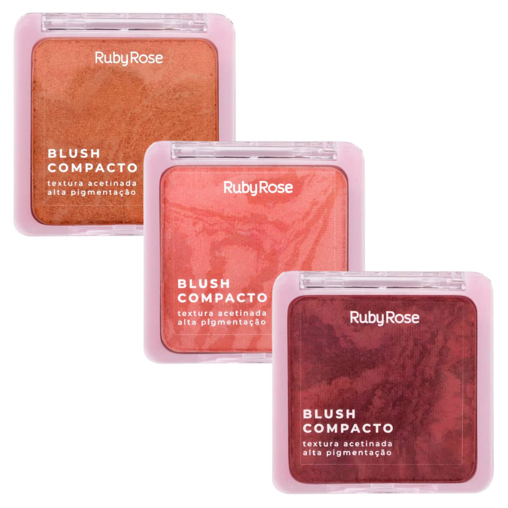 Blush Compacto Grupo 02 Ruby Rose | Maquiagem Ruby Rose - Virtual Make ...